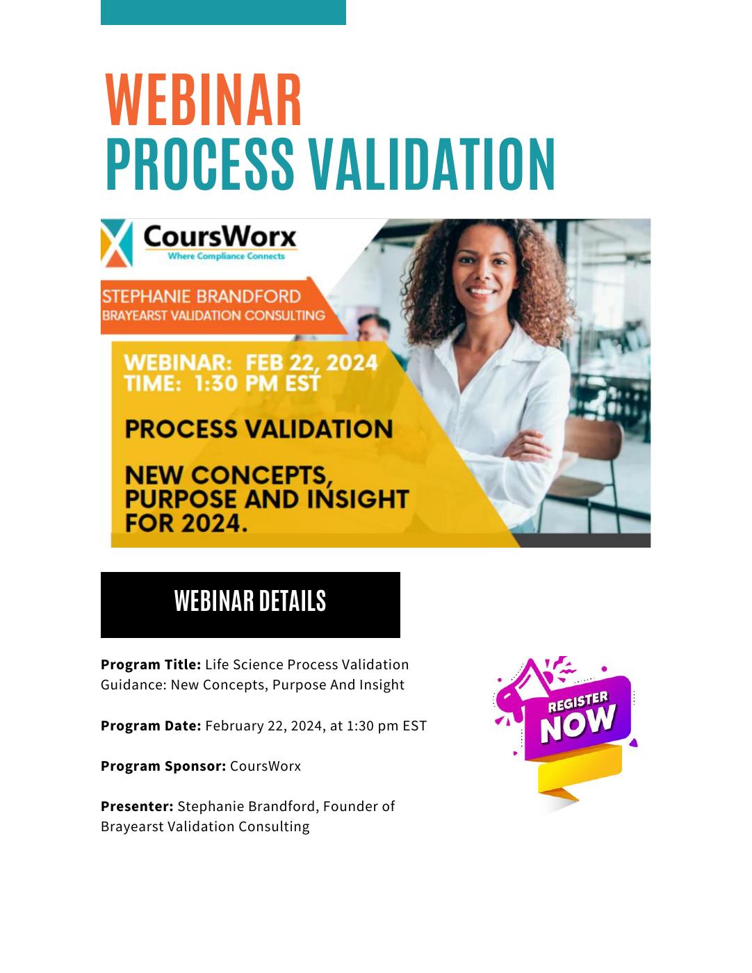 Webinar: Process Validation
