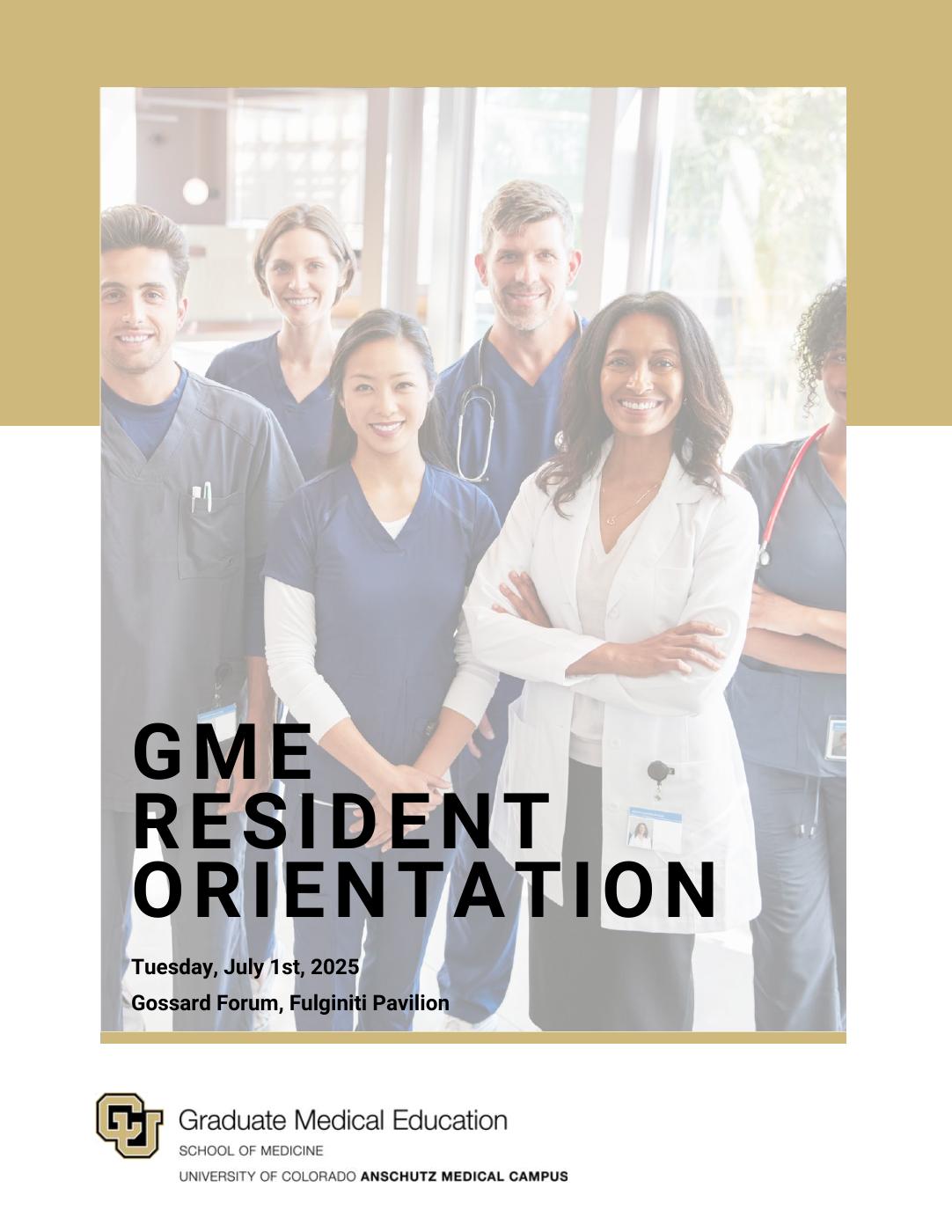 GME Resident Orientation 2025