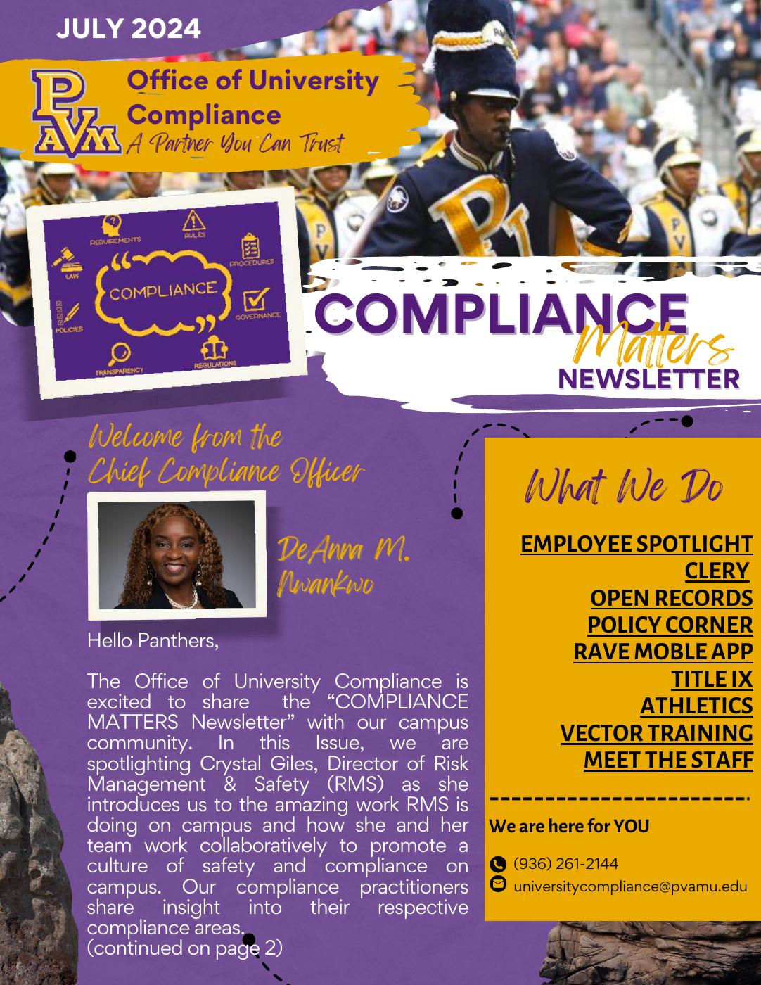 Compliance Matters Newsletter | PDF to Flipbook