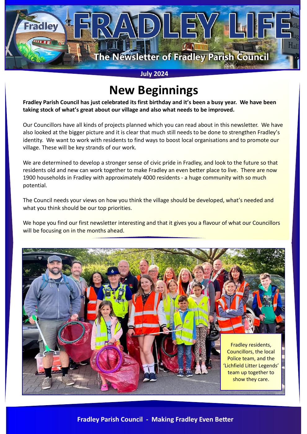 Fradley Parish Council Newsletter | PDF to Flipbook