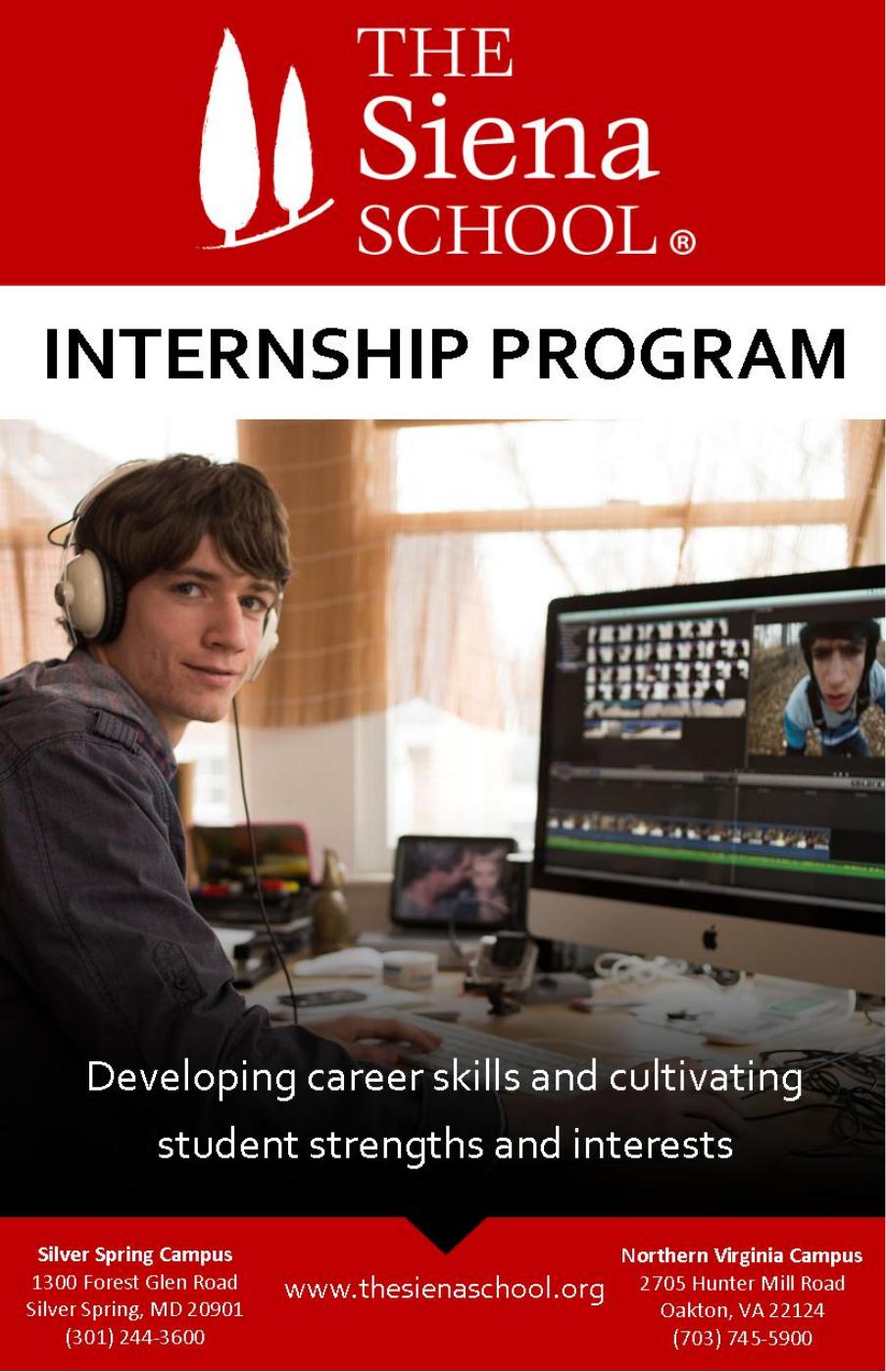 Internship Program at The Siena School