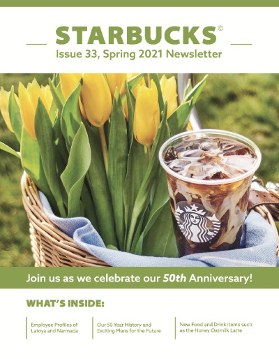 Starbucks Newsletter Concept | PDF to Flipbook