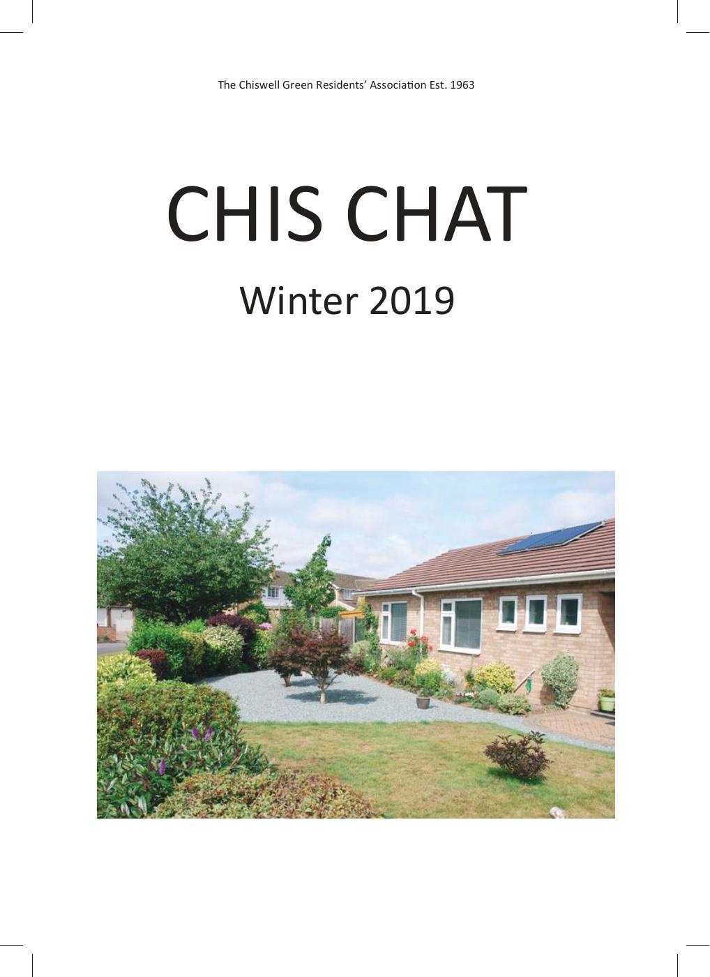 Chis Chat - Winter 2019 | PDF to Flipbook
