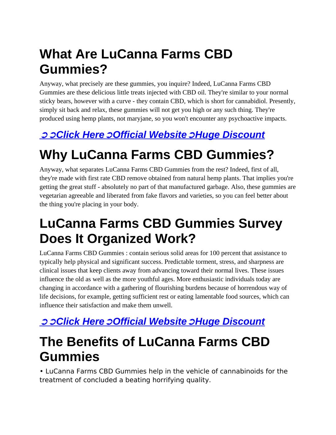 LuCanna Farms CBD Gummies Review – Scam or Legit CBD Gummy to Try ...
