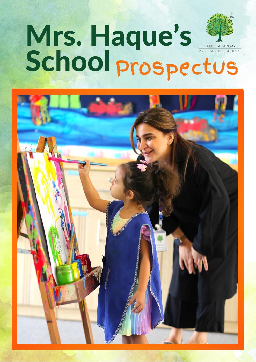 Mrs. Haque's School Prospectus | PDF to Flipbook