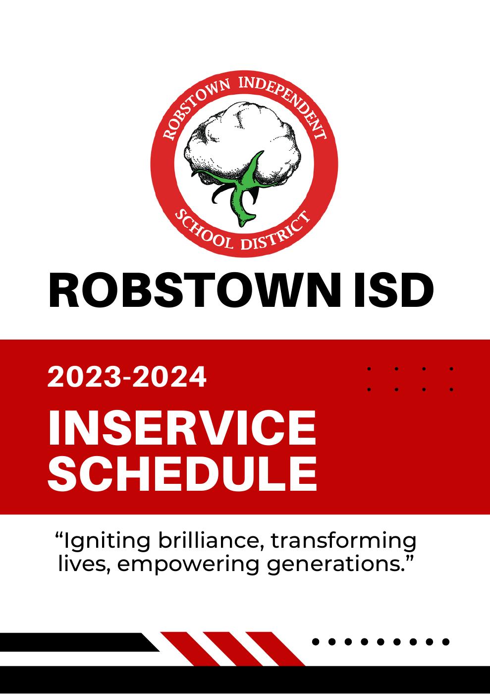 2023 RISD In-service Schedule | PDF to Flipbook