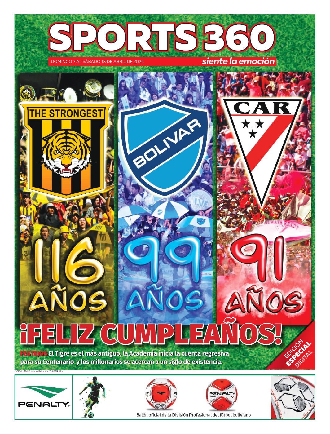 Clubes paceños de aniversario | PDF to Flipbook