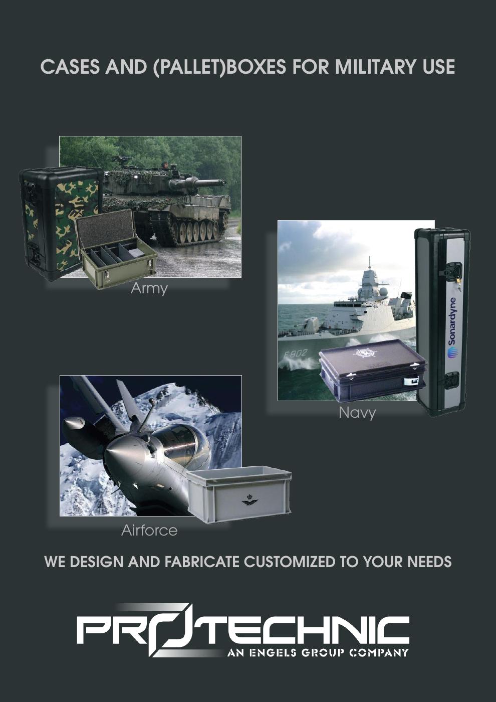 UK | Cases & Pallet Boxes for Military use