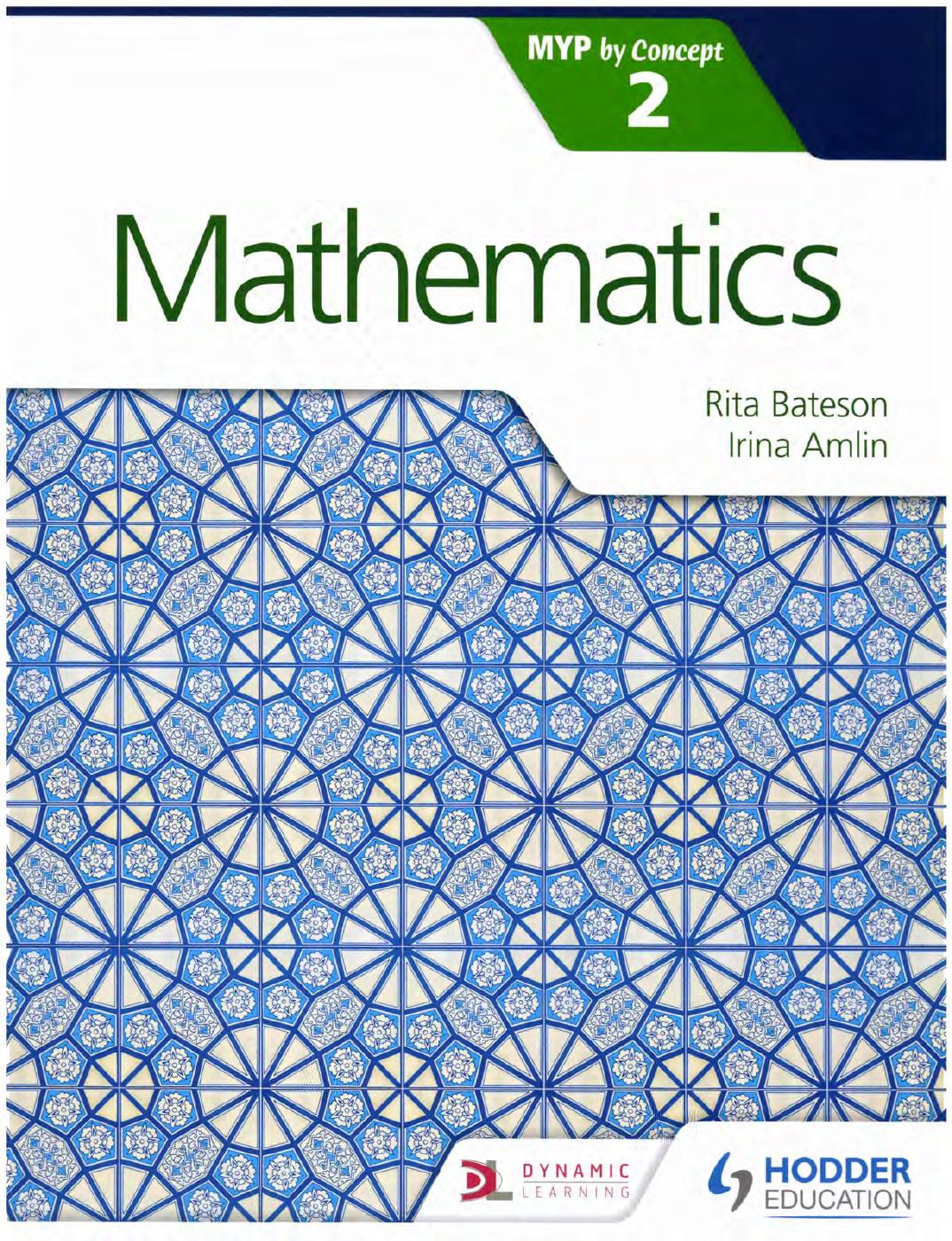 9781471880971 MYP Mathematics 2 by concept