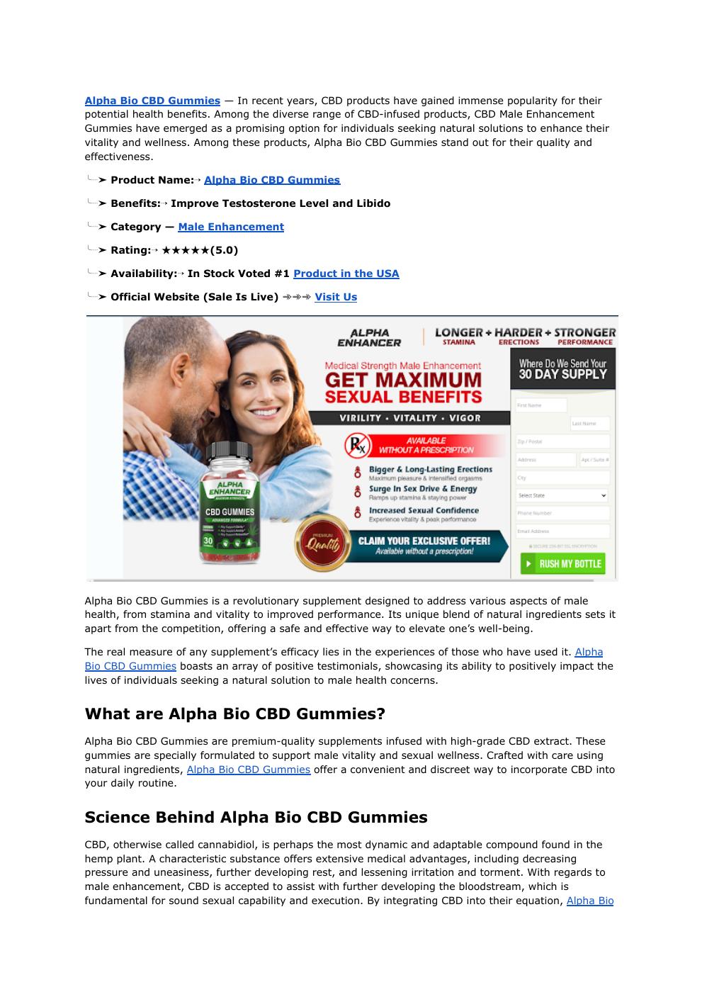 Alpha Bio CBD Gummies Is it Right For You? | PDF to Flipbook