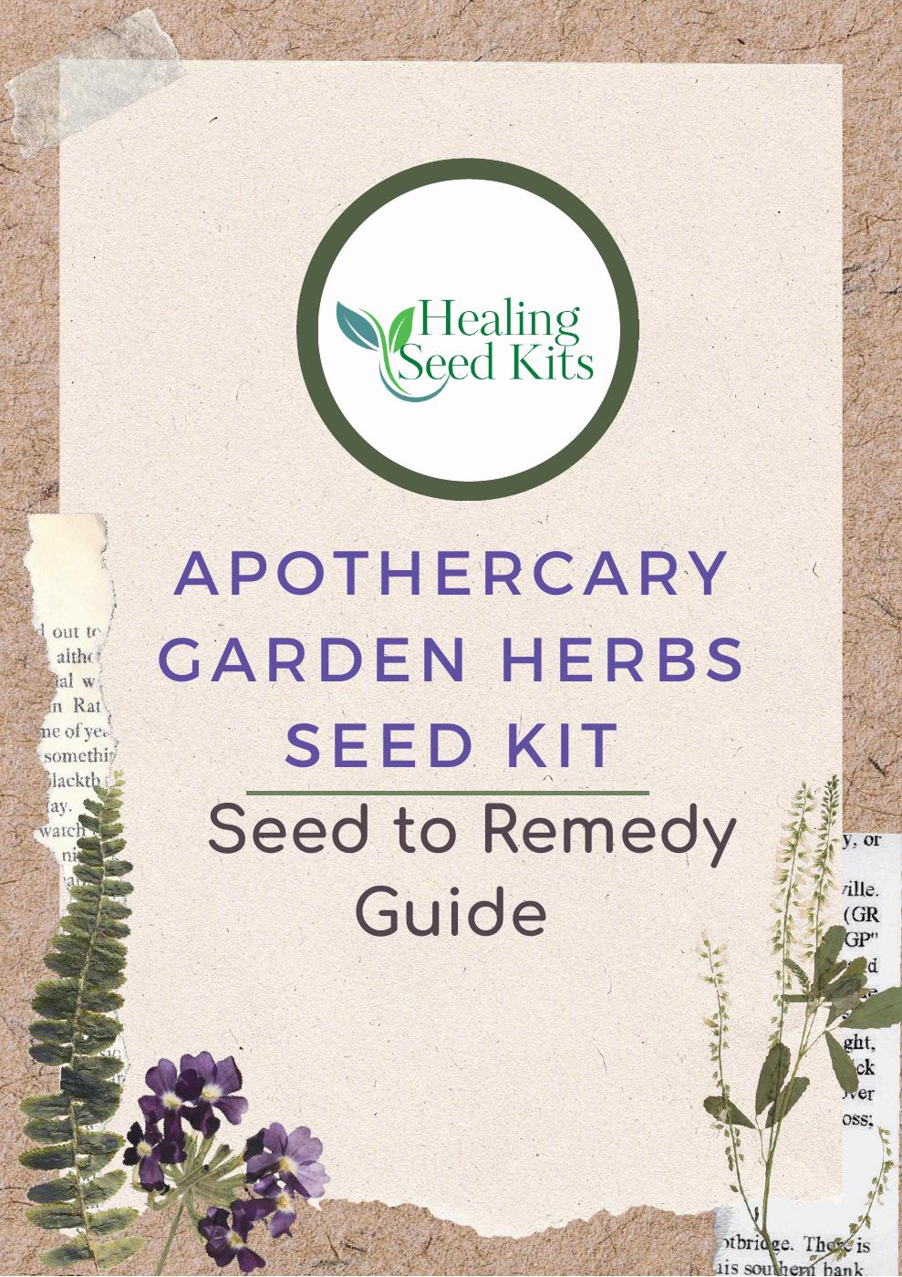 APOTHECARY GARDEN HERBS SEED KIT | PDF to Flipbook