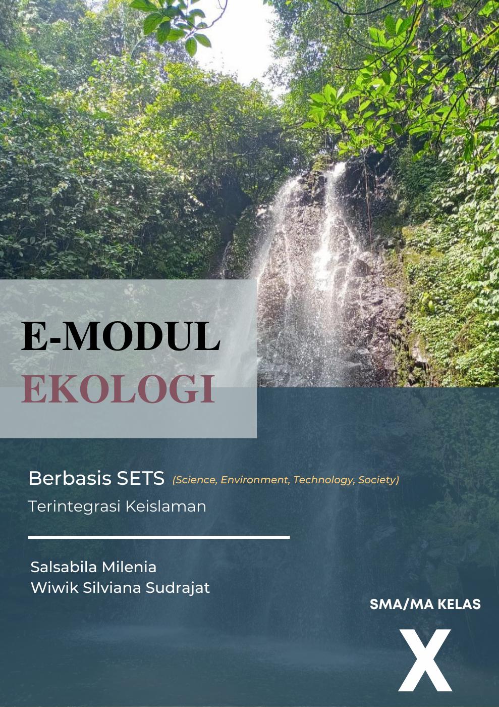 E-Modul Ekologi Berbasis SETS Terintegrasi Keislaman | PDF to Flipbook