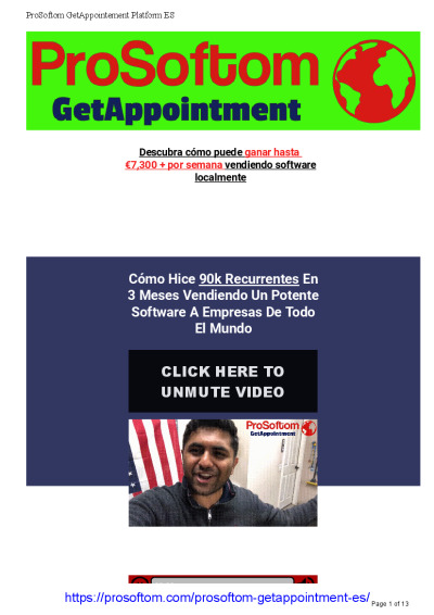 ProSoftom GetAppointement Platform ES