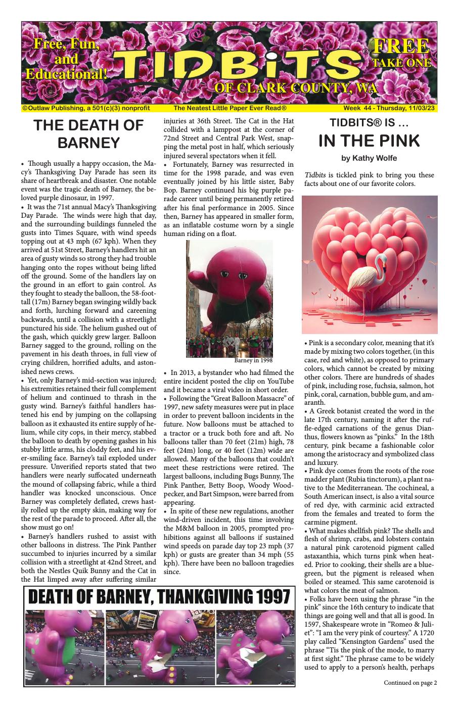 Clark County Tidbits