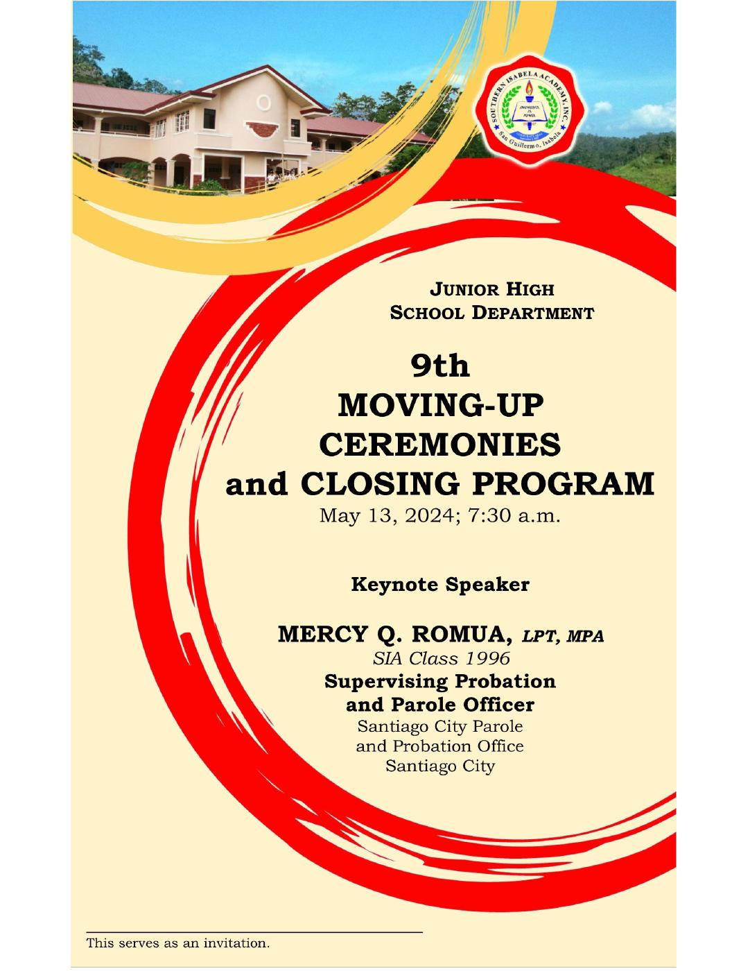 9th Moving-Up Ceremonies and Closing Program | PDF to Flipbook