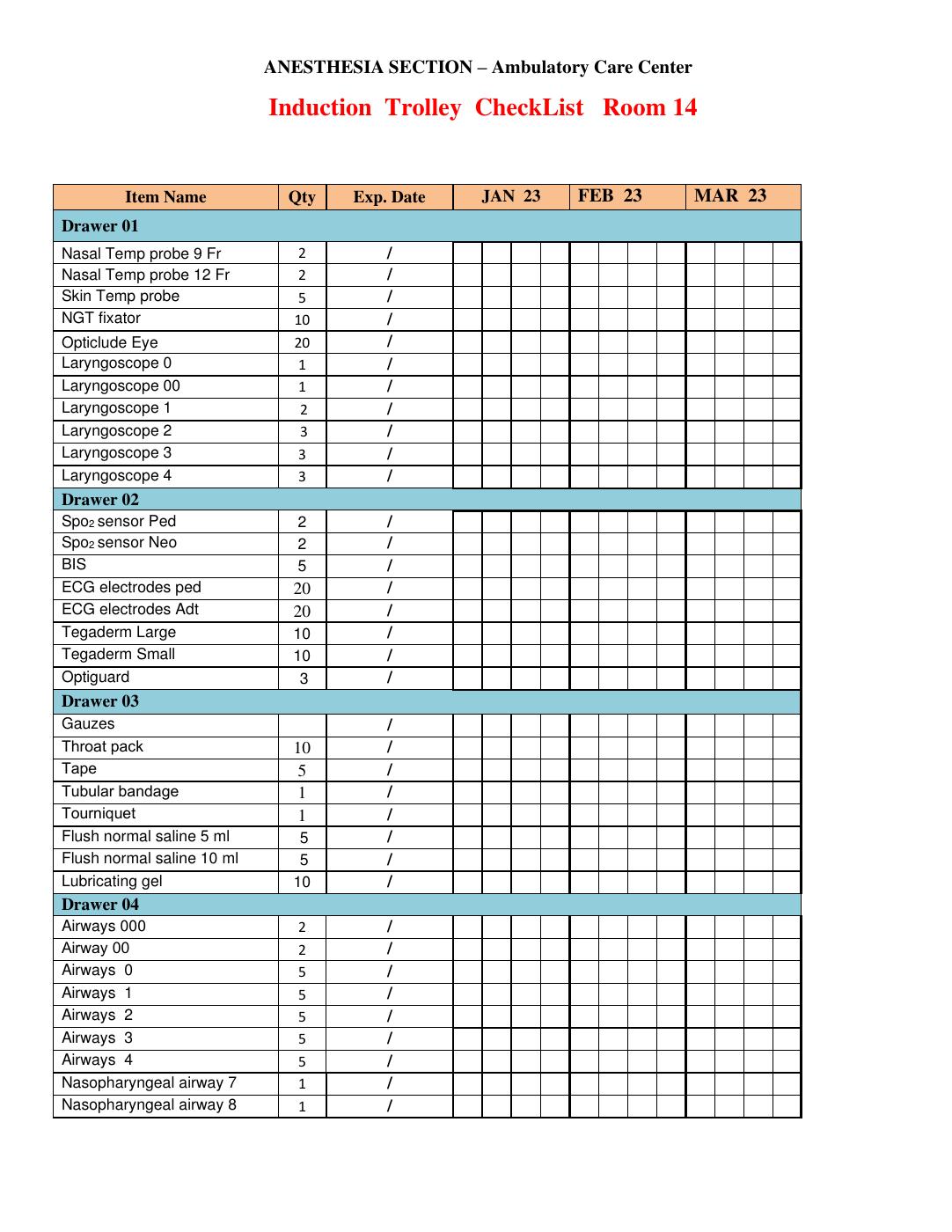 Induction Trolley 14