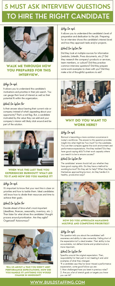 5 Must Ask Interview Questions To Hire The Right Candidate | PDF to ...