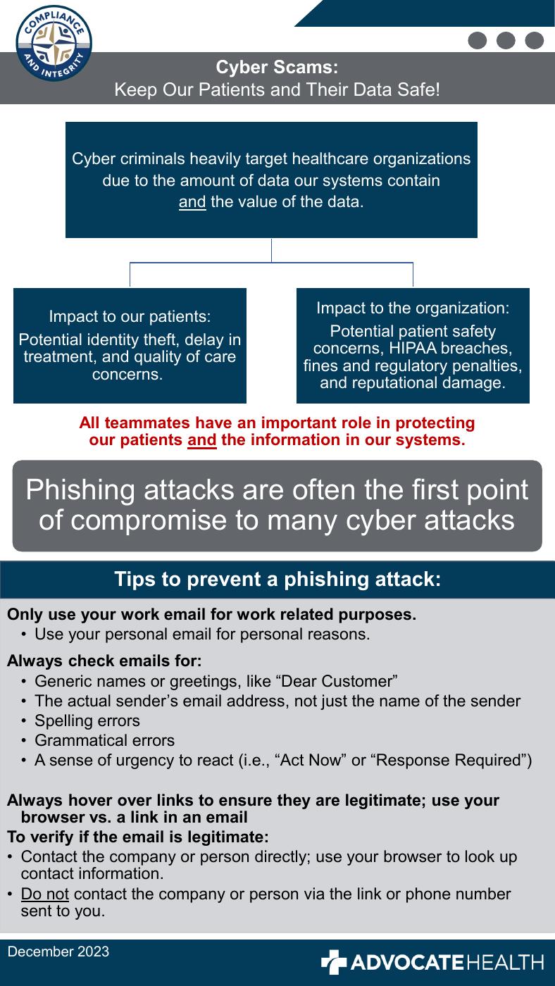 Cyber Scam Tip Sheet