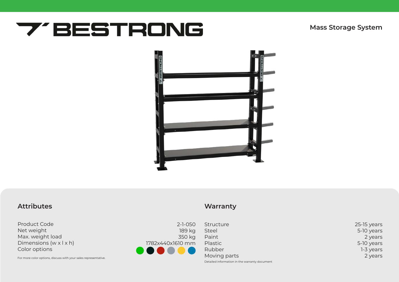 GLO-2-1-050 Mass Storage System Product Sheet