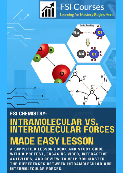 Intramolecular vs. Intermolecular Forces ebook Lesson