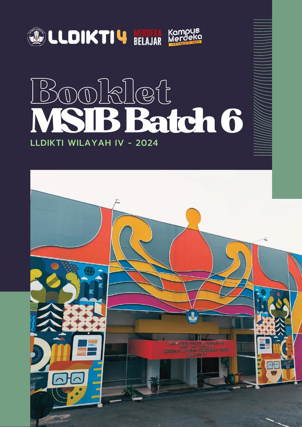 Booklet MSIB Batch 6 | PDF to Flipbook