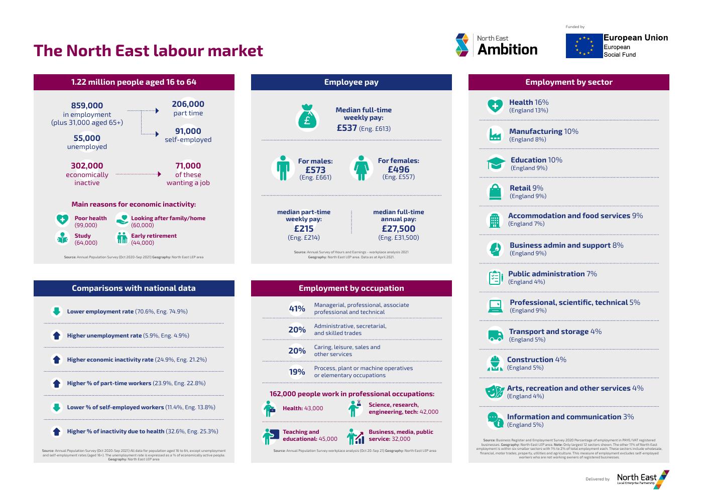 Labour Market Information Infographic
