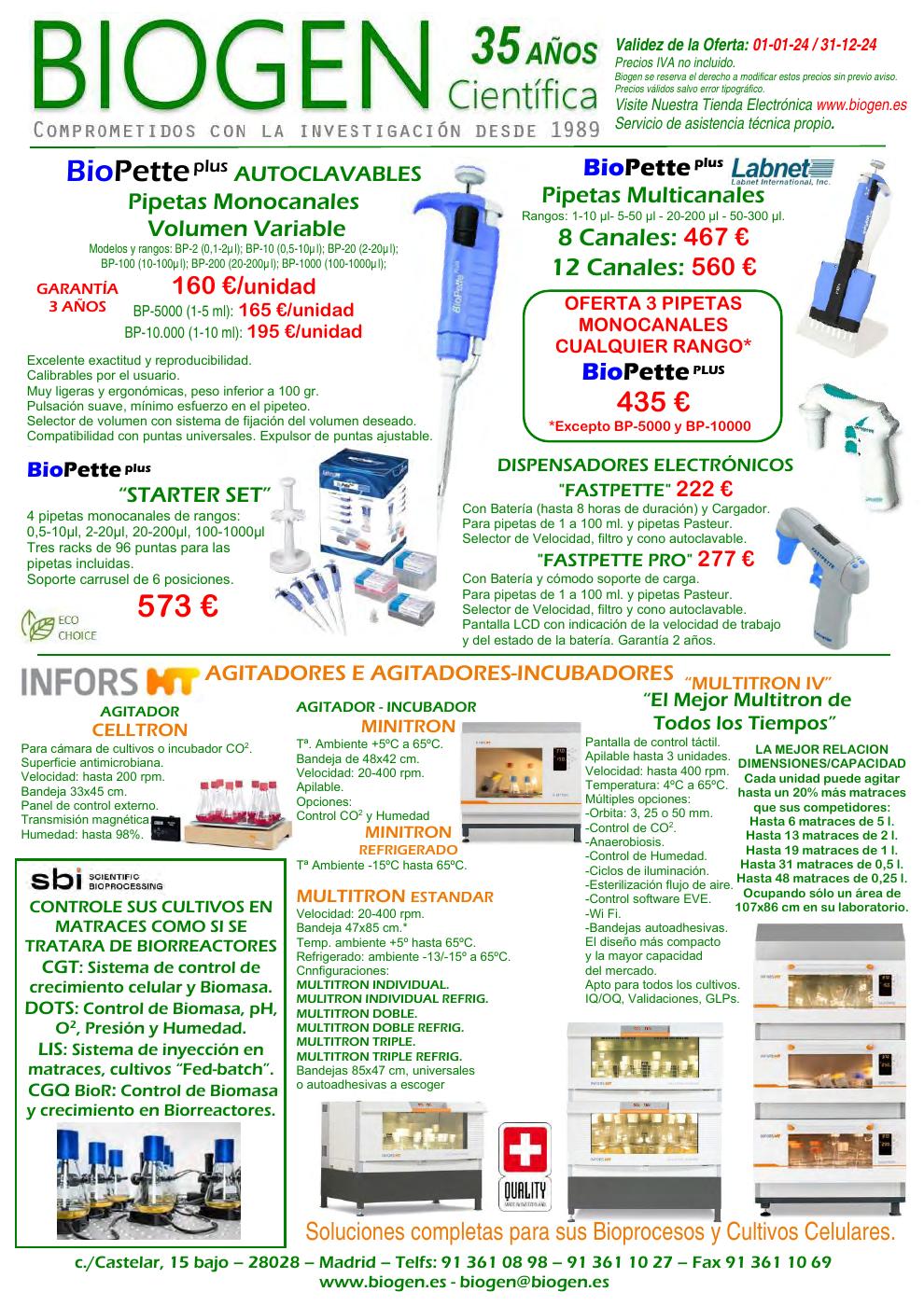 Mini catalogo Biogen 2024