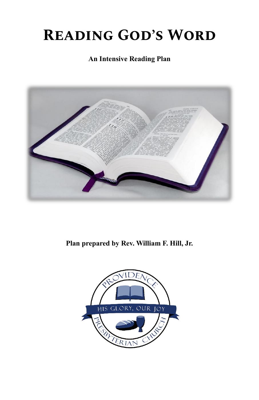 Bible Reading Plan