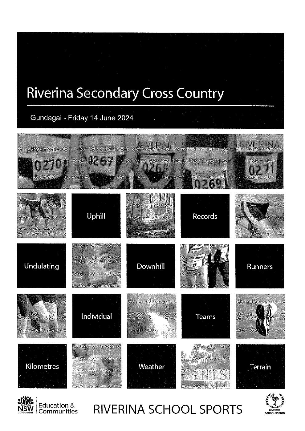 Riverina Secondary Cross Country Program 2024 | PDF to Flipbook