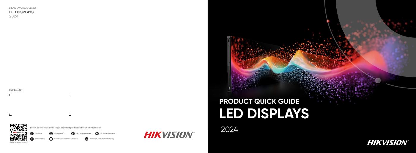 Brochure - LED Displays Product Quick Guide