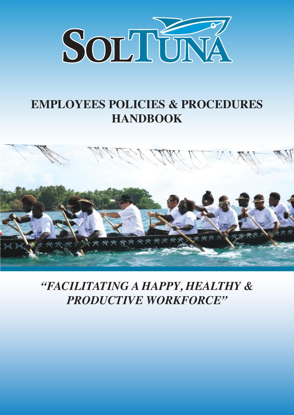 SolTuna Employees Policies & Procedures Handbook | PDF to Flipbook