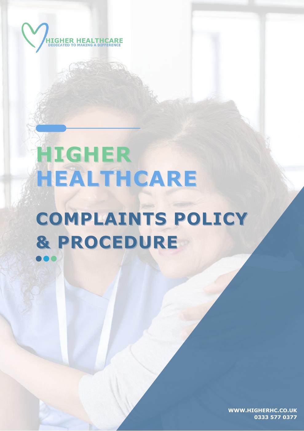 Complaints Policy & Procedure | PDF to Flipbook