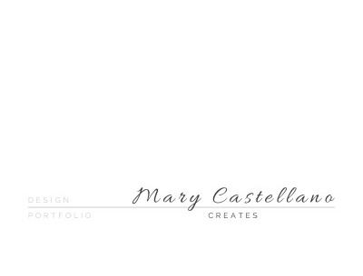 Design Portfolio | Mary Castellano | PDF to Flipbook