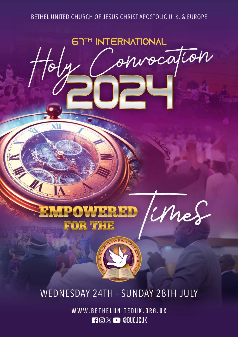 Bethel 67 International Holy Convocation 2024 | PDF to Flipbook