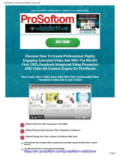 ProSoftom Viddictive Animated Video Ads