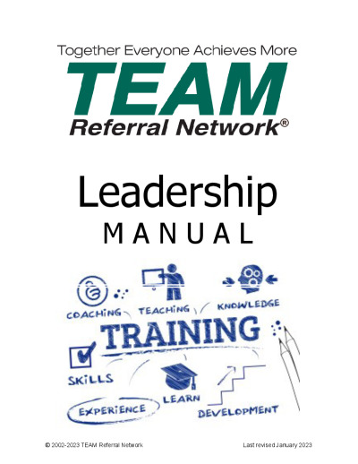TEAM Leadership Manual 2023 | PDF to Flipbook