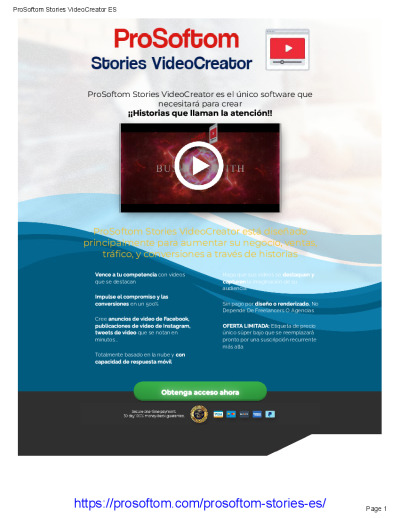 ProSoftom Stories VideoCreator ES