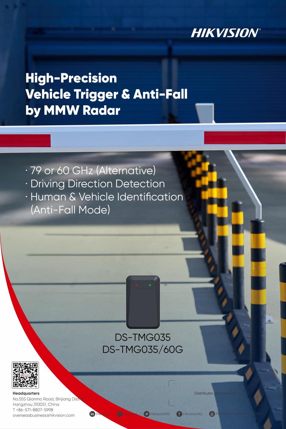 Poster - TMG035 Trigger & Anti-Fall Radar