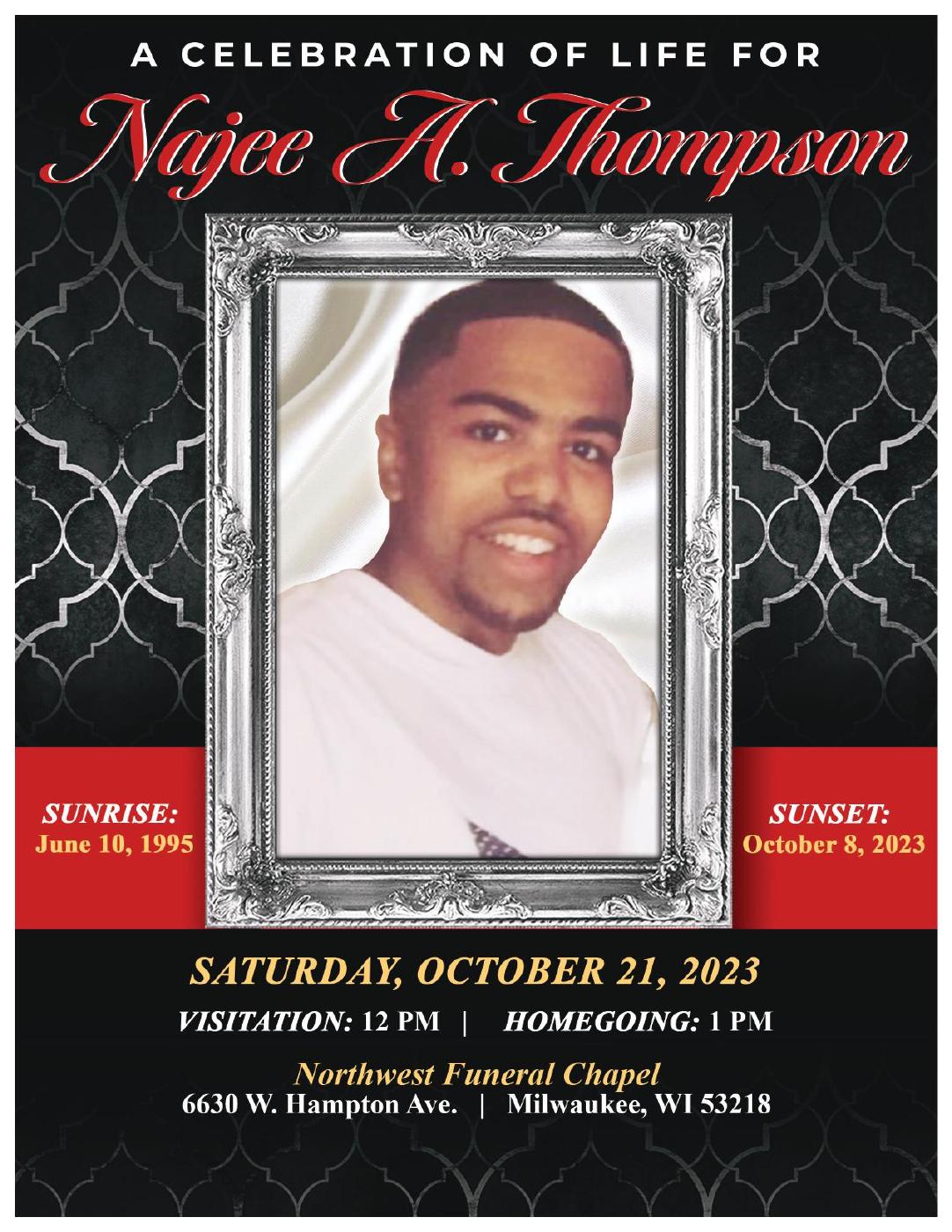 Celebrating the Life of Najee A. Thompson | PDF to Flipbook