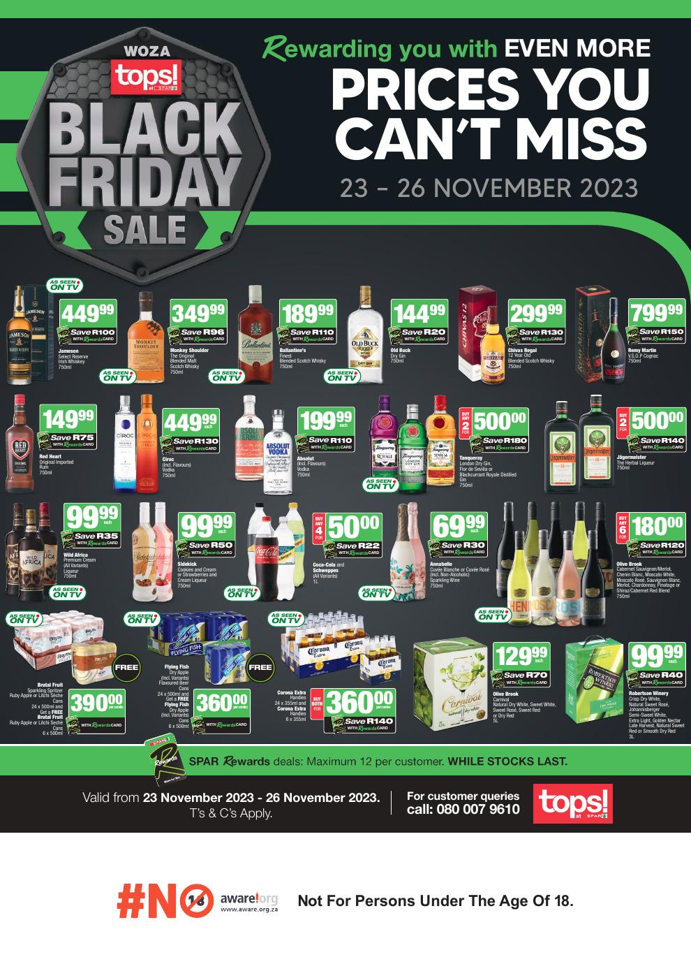 SPAR Tops Woza Black_Friday Sale_104510