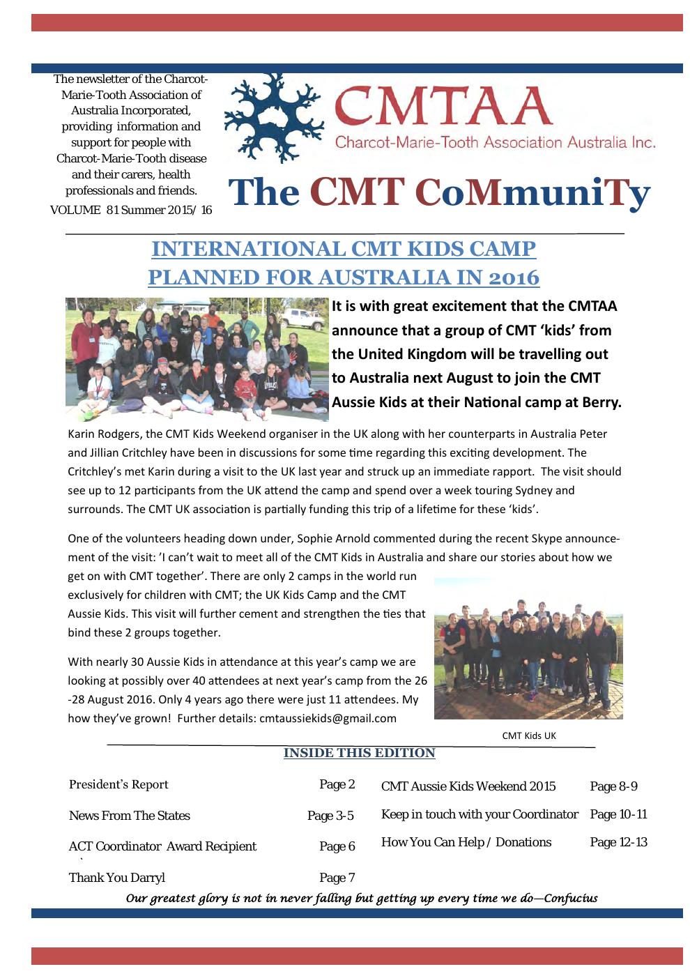 The CMT Community