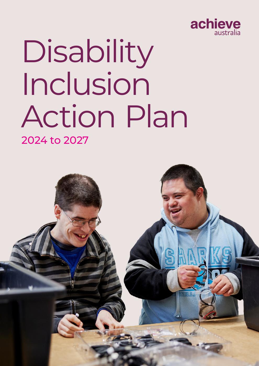 Achieve Australia Disability Inclusion Action Plan 2024-2027