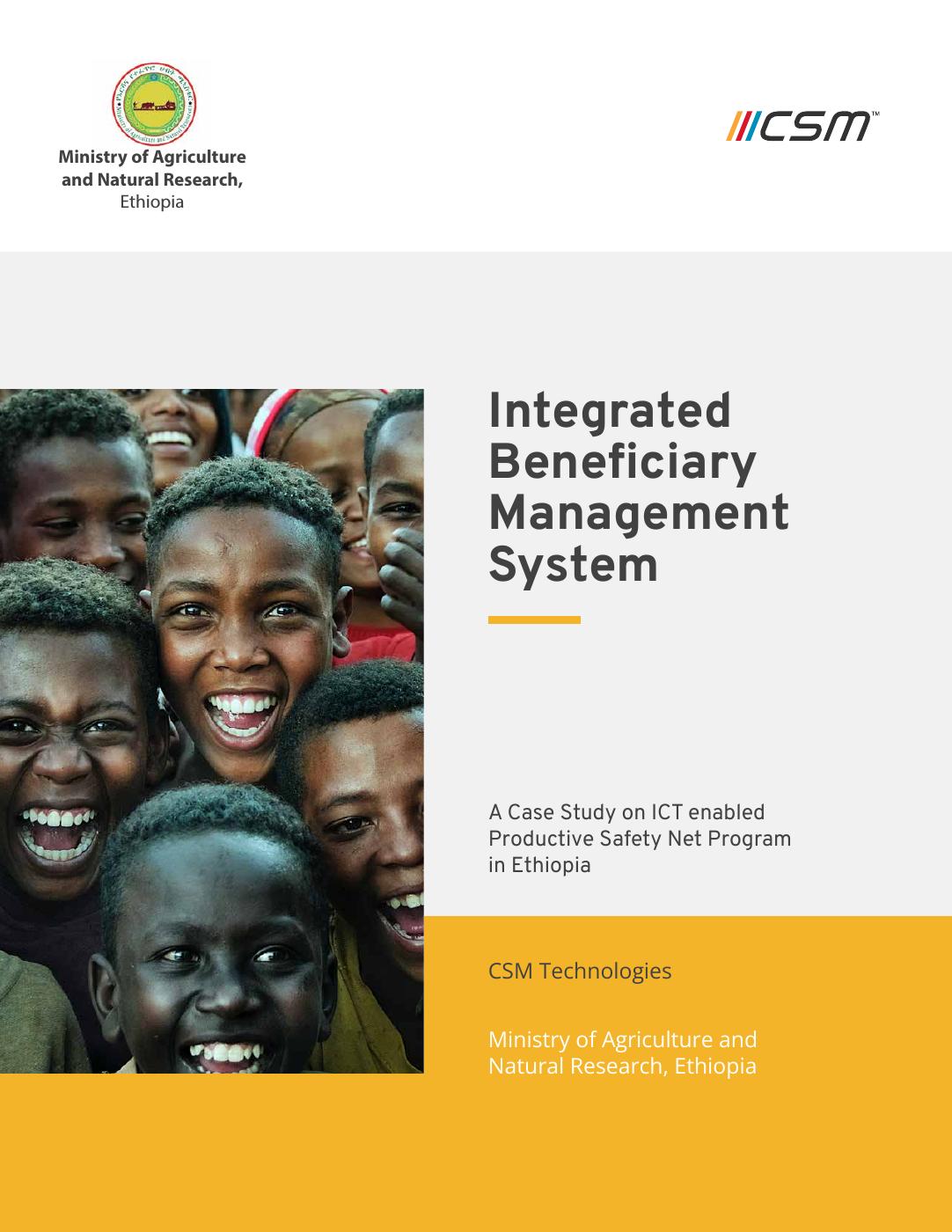 Integrated Beneficiary Management System Case Study (Global,Africa)