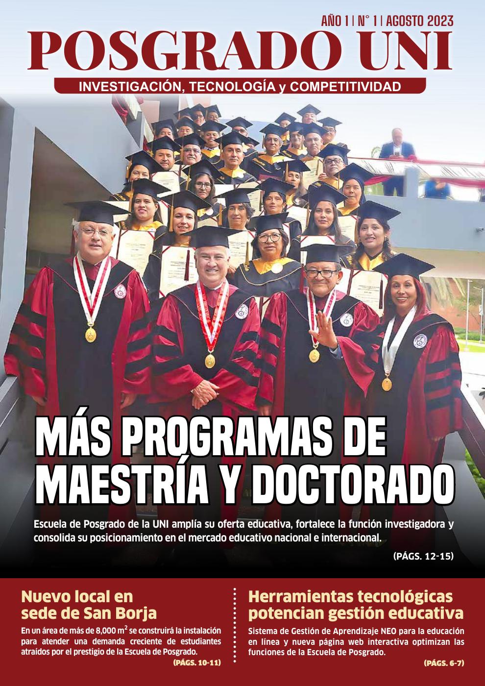 POSGRADO UNI - N° 1 agosto 2023 | PDF to Flipbook