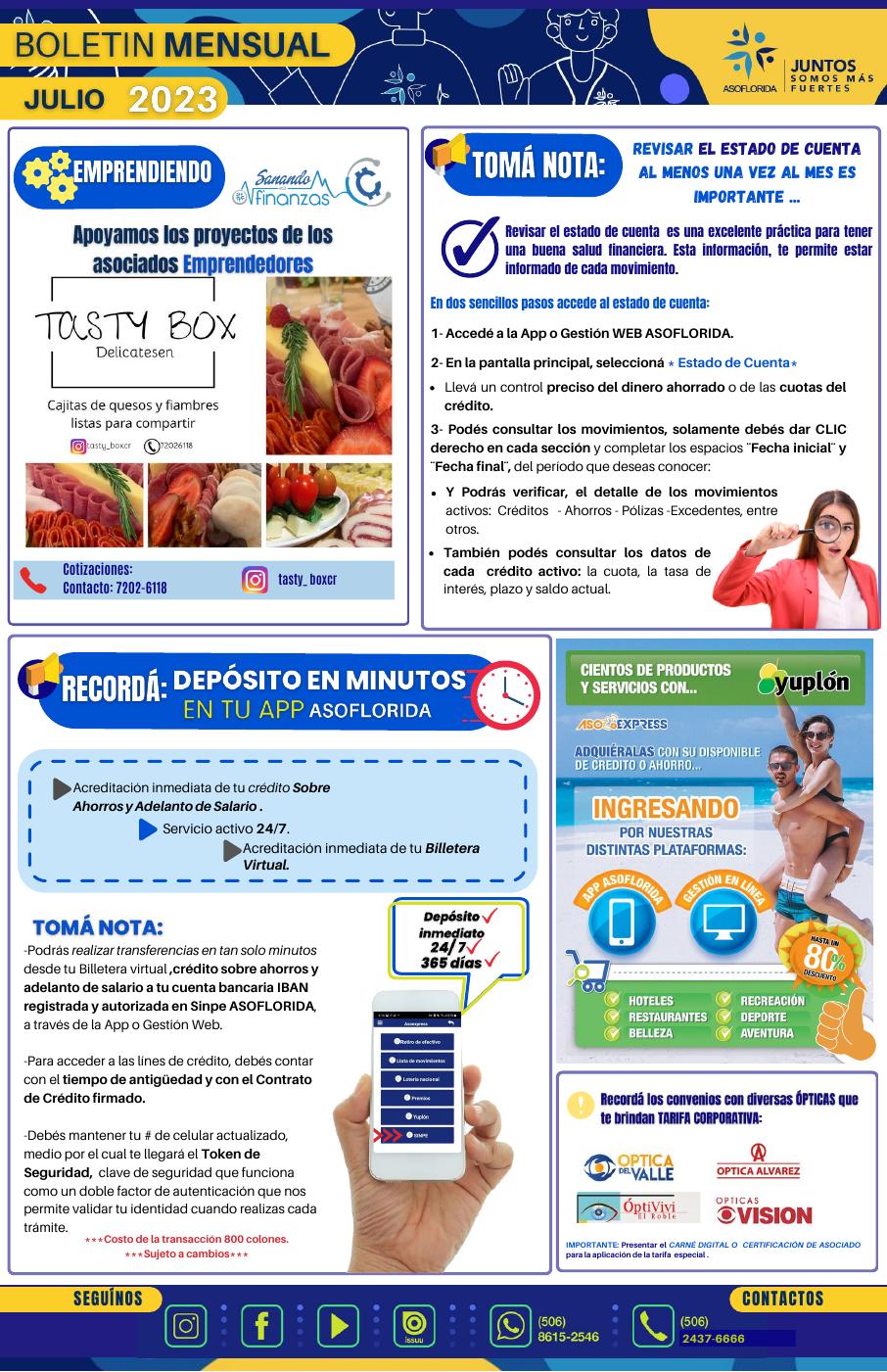 Boletín ASOFLORIDA - JUL2023 | PDF to Flipbook