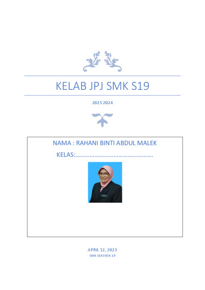 BUKU LOG KELAB JPJ | PDF to Flipbook
