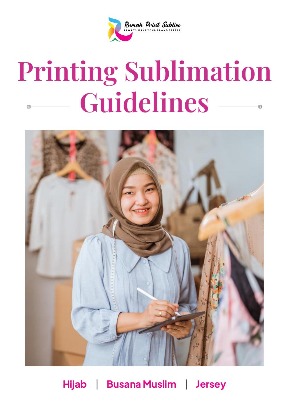 Printing Sublimation Guidelines | PDF to Flipbook