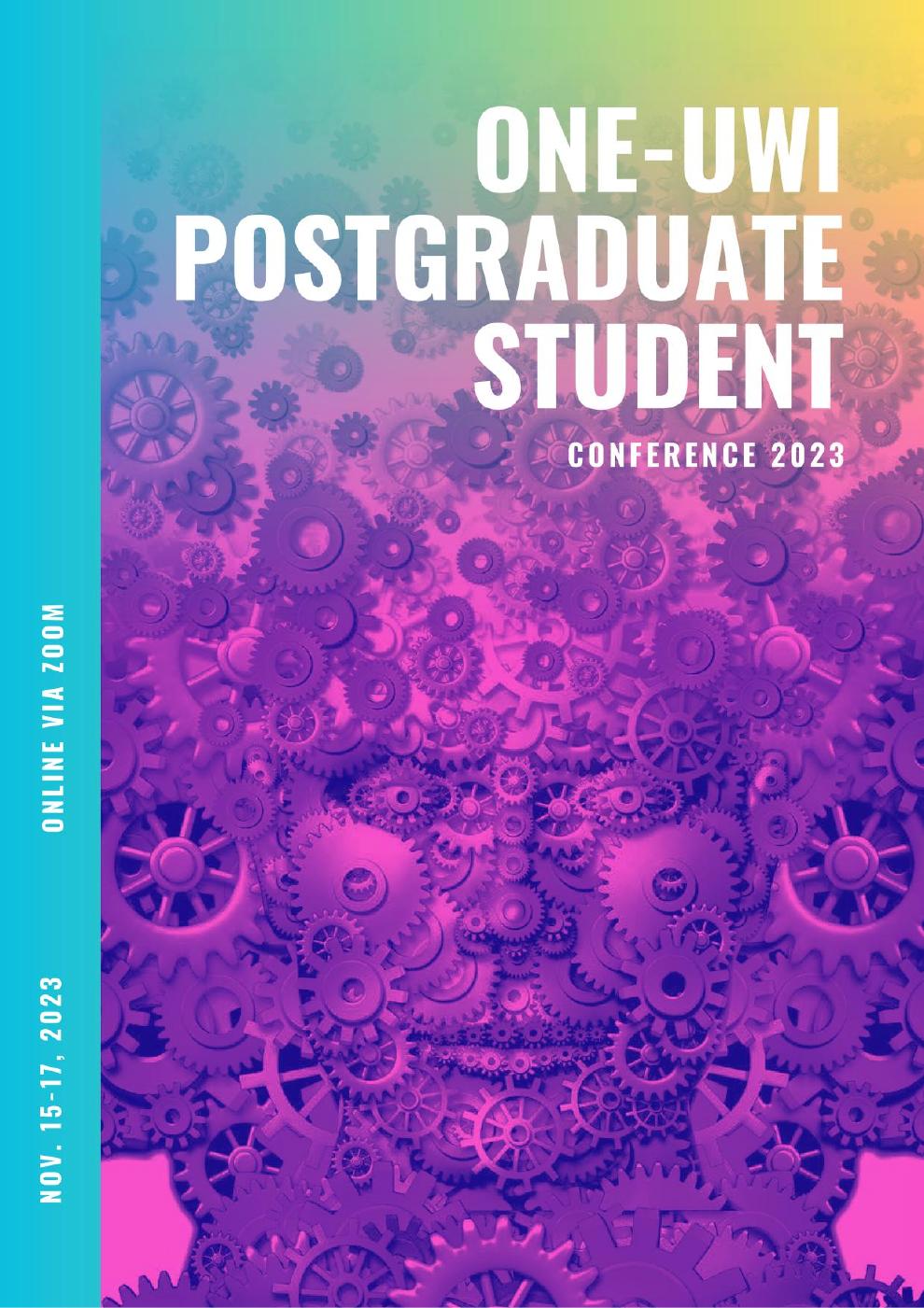 One-UWI Postgraduate Student Conference | PDF to Flipbook