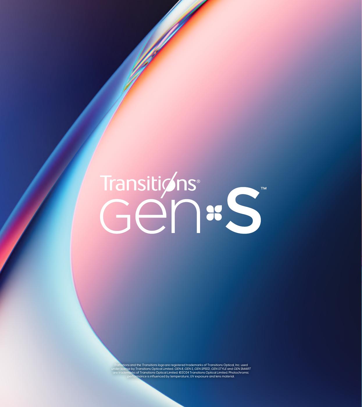 Transitions® GEN S™ Sales Aid