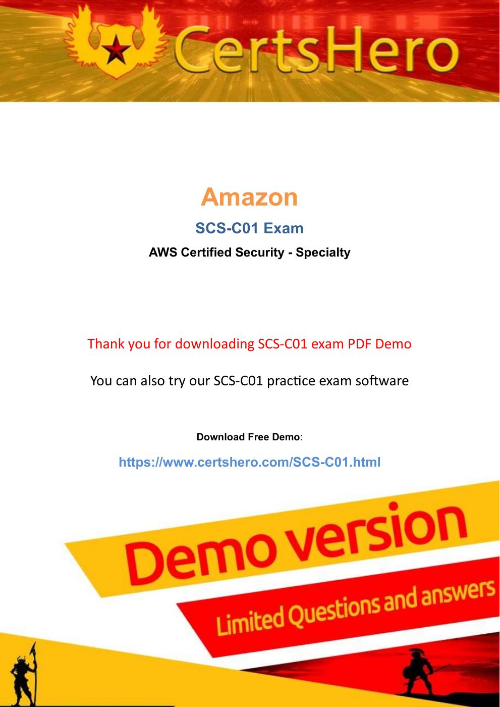 Go With Amazon SCS-C01 Exam For 100% Success | PDF to Flipbook